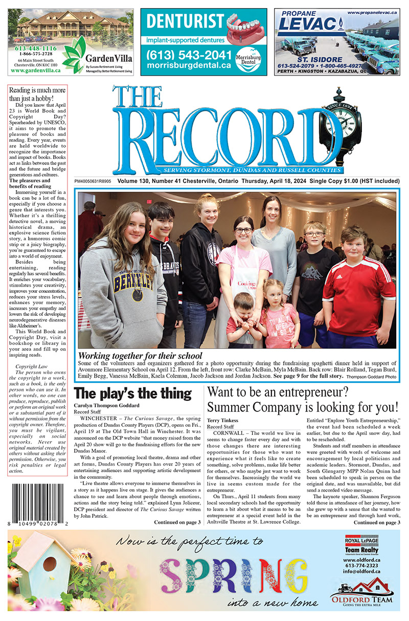 April 18 2024 The Record News